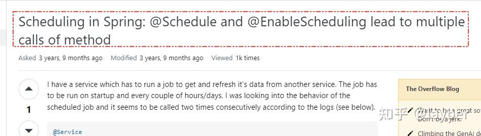 Springboot @Schedule项目启动即触发定时任务，怎么弄？ - 知乎