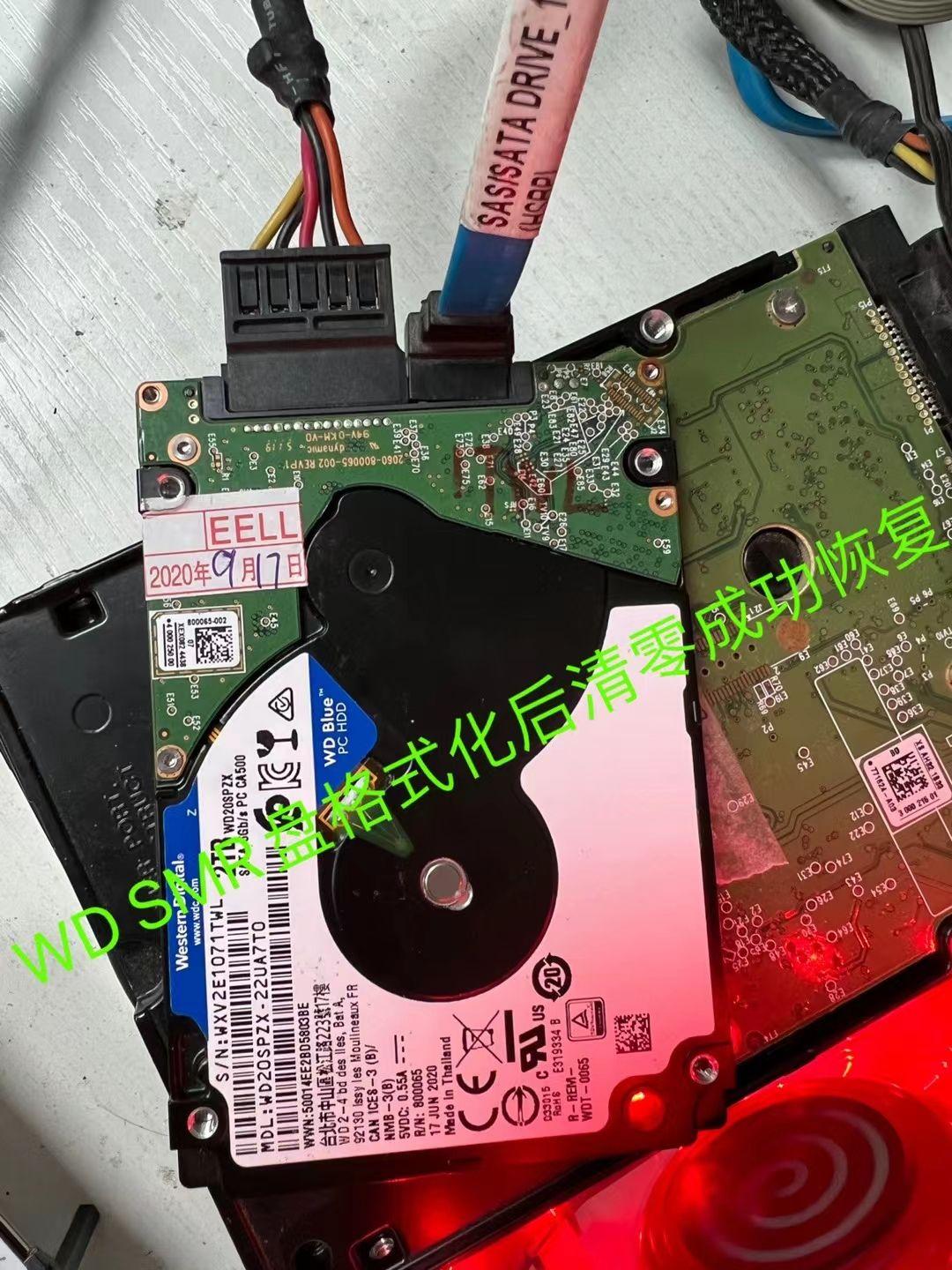 新技术突破： WD SMR盘格式化后清零恢复成功 - 知乎