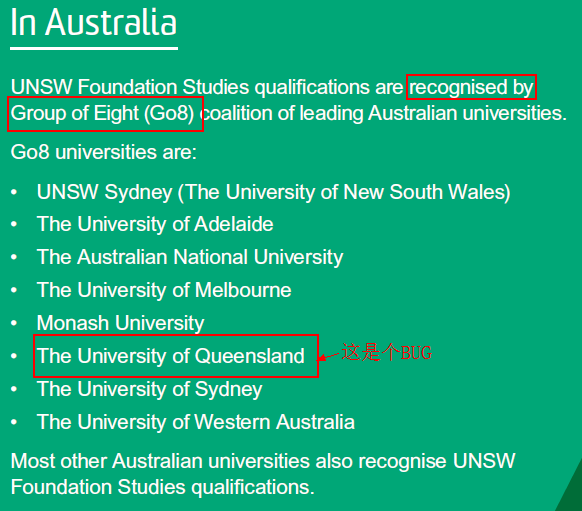 新南威尔士大学(UNSW)的预科(Foundation)GPA成绩可以申请其他大学本科么？ - 知乎