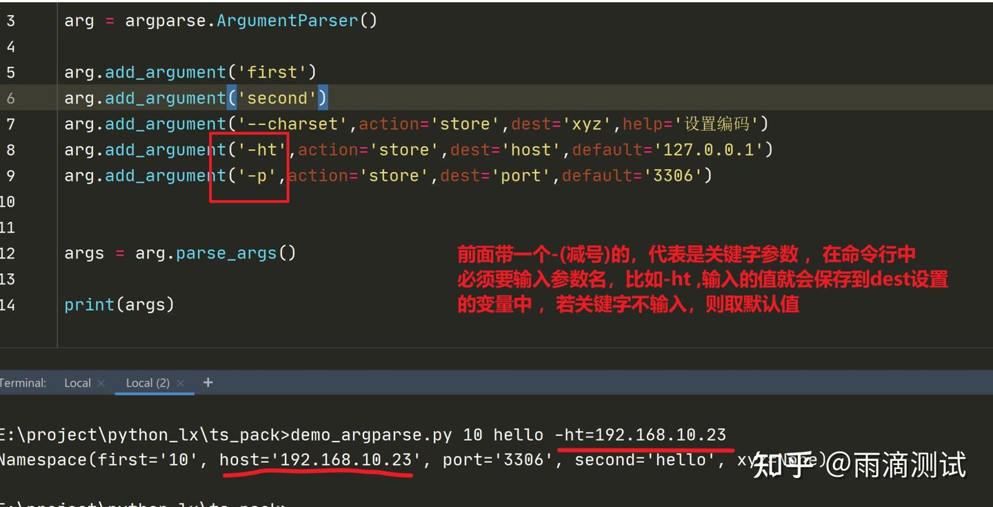 python argparse模块的各参数解析和使用 - 知乎