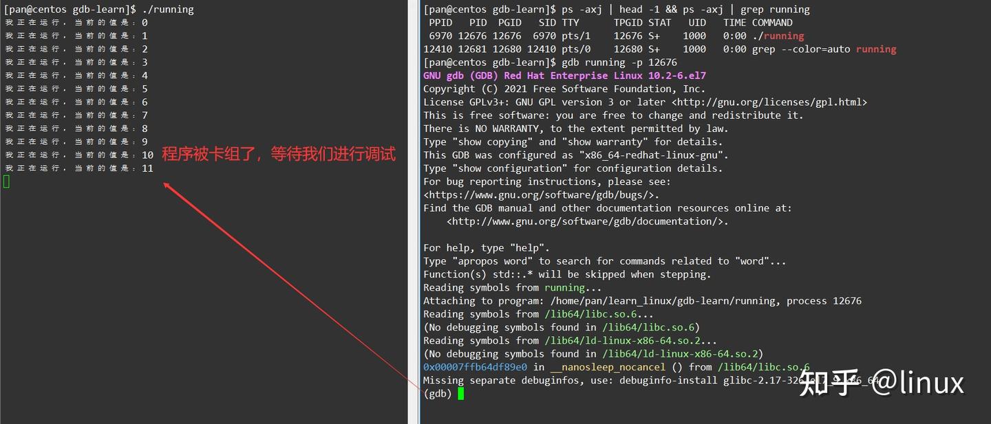 Linux下gdb调试c/c++正在运行的程序、多线程和多进程程序 - 知乎