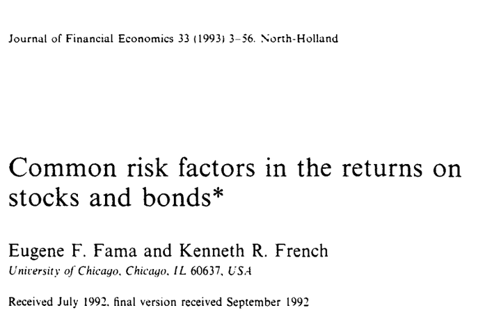经典文献翻译-Fama-French三因子模型（1） - 知乎