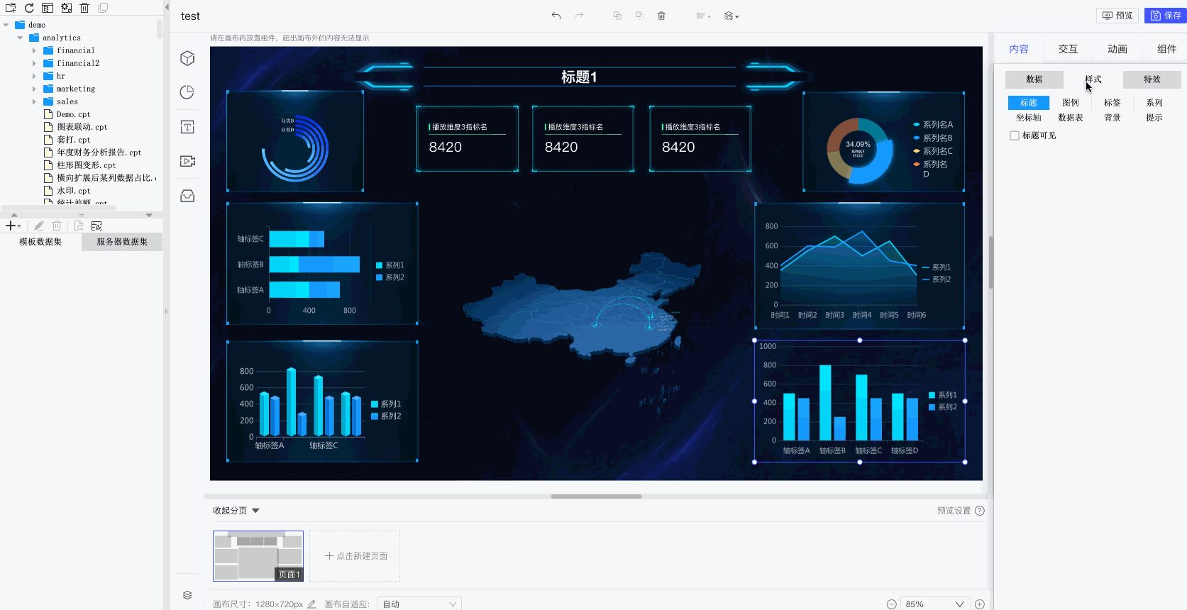大屏可视化工具——DataV与FineVis对比分析！ - 知乎
