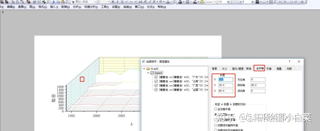 请问用matlab怎么出这种类似origin的3d瀑布图？ - 知乎