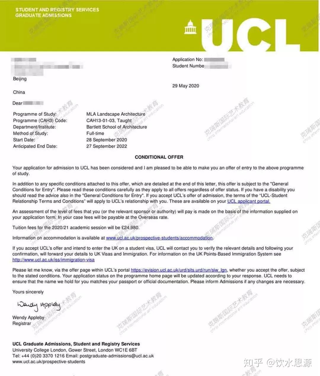 双非如何逆袭英国G5名校，UCL景观专业硕士留学申请案例解析 - 知乎