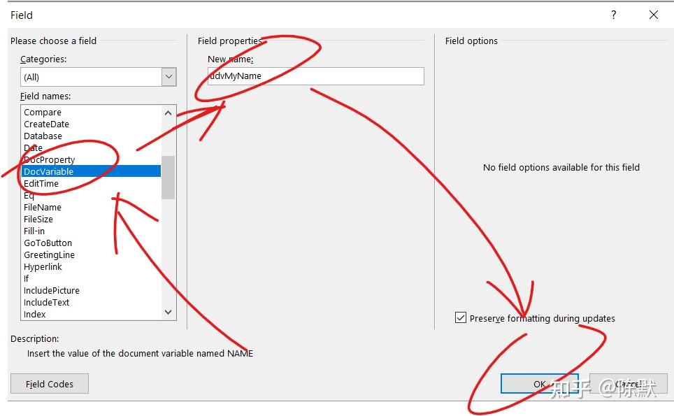 Office Word 变量的使用和探索 - 知乎