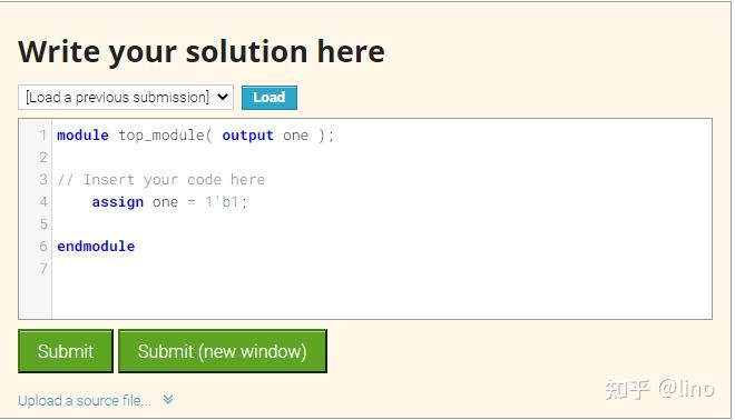 HDLbits--(1)Getting Started - 知乎