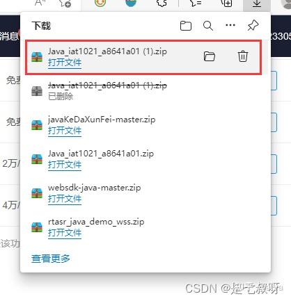 Java中实现在线语音识别（科大讯飞免费的SKD）、SDK下载和IDEA项目搭建、成功运行【完整代码】 - 知乎