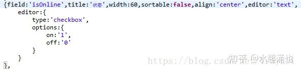 easyui datagrid editor checkbox 选择 - 知乎