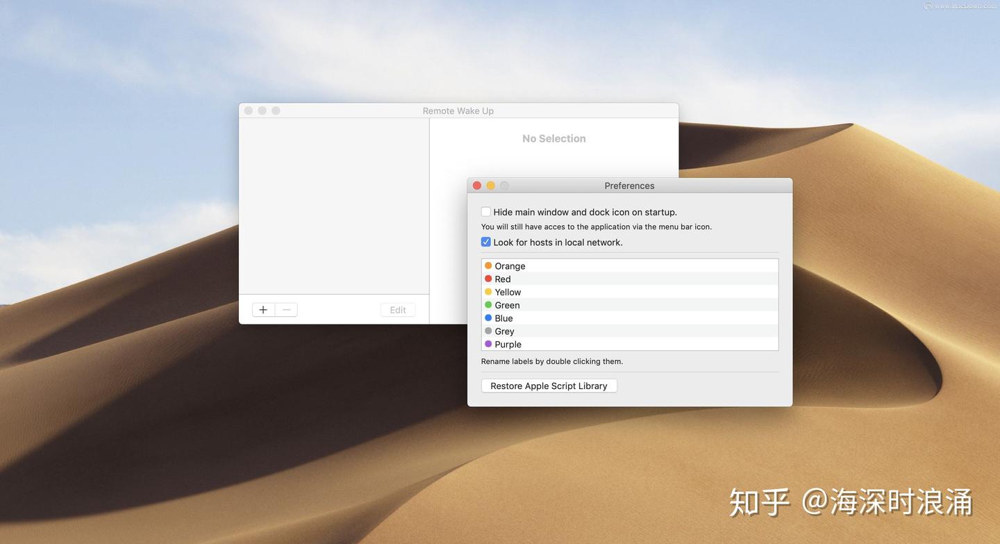 Mac上好用的远程唤醒电脑工具Remote Wake Up - 知乎