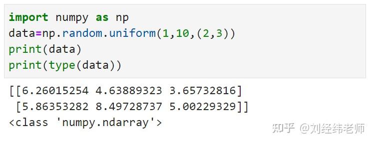 产生指定形状、指定值域的随机数组 numpy.random.uniform() - 知乎