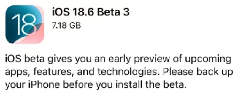 苹果发布 iOS 18.6 beta3 测试版 - 知乎