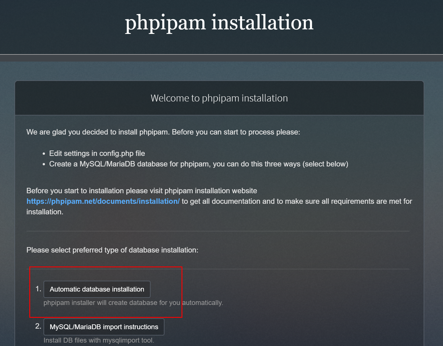 phpipam部署教程2024（亲测可运行）-phpipam部署-3 - 知乎