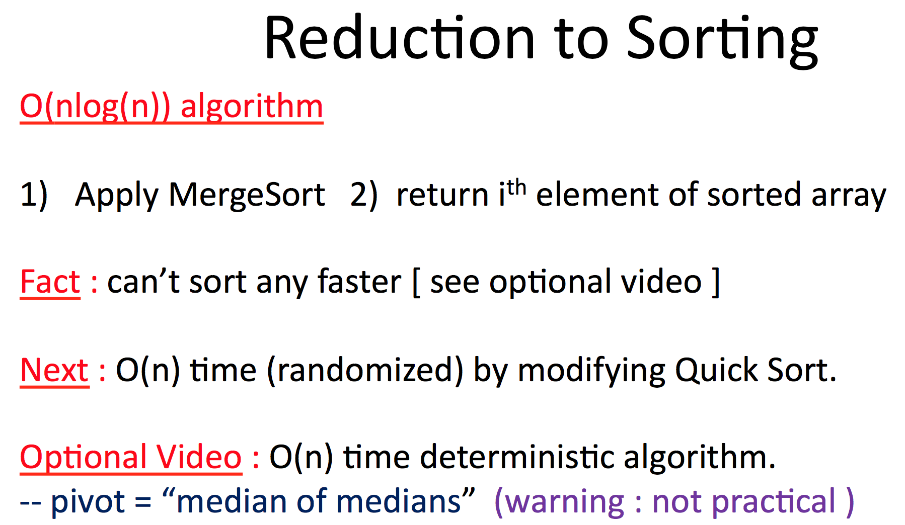 《Algorithms Part 1》第四周问题集（1）selection problem - 知乎