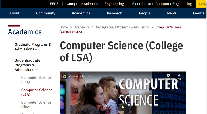 【UMICH CS本 入学就读体验】最新面经 留学美国：美国留学申请指南 - 知乎
