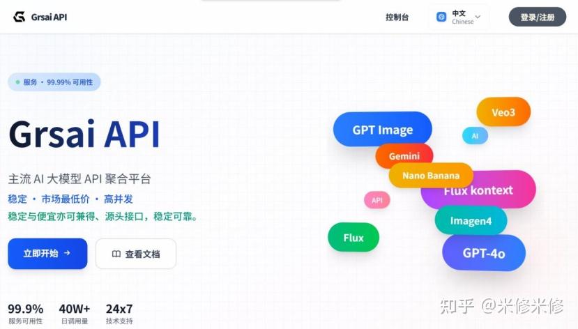 出海开发者必备！GrsAI API平台Nano Banana调用仅需0.022/张 - 知乎