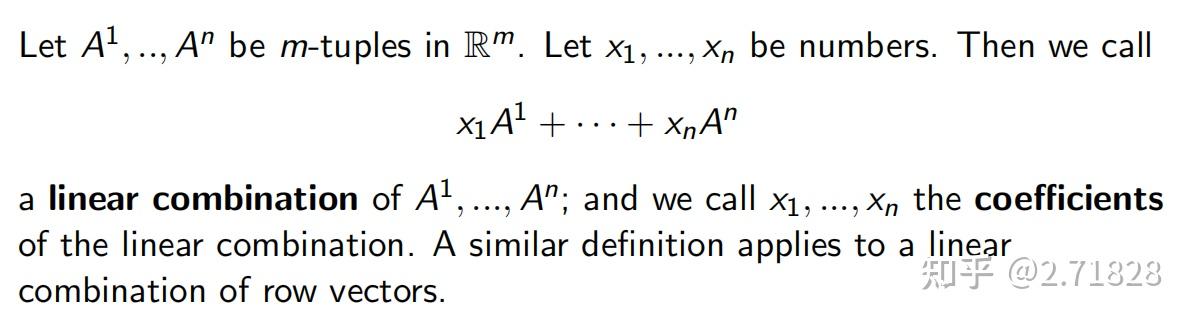 高等代数 总复习（Linear Algebra） - 知乎