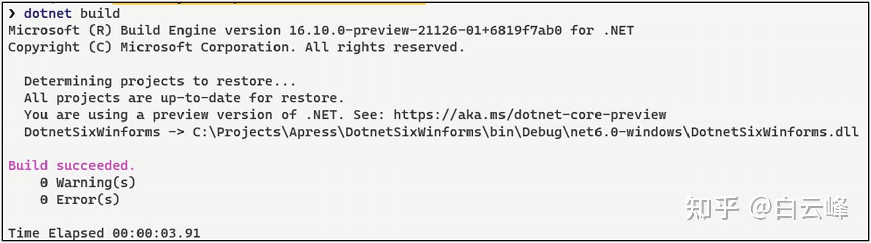 .NET 6 之旅 (1) - 知乎