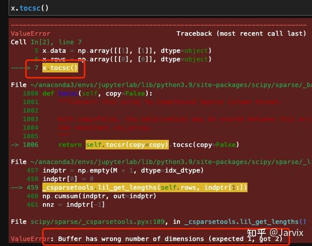 scipy.sparse.lil_matrix的坑 - 知乎