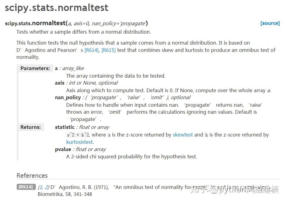 Tests for normality正态分布检验（python代码实现） - 知乎