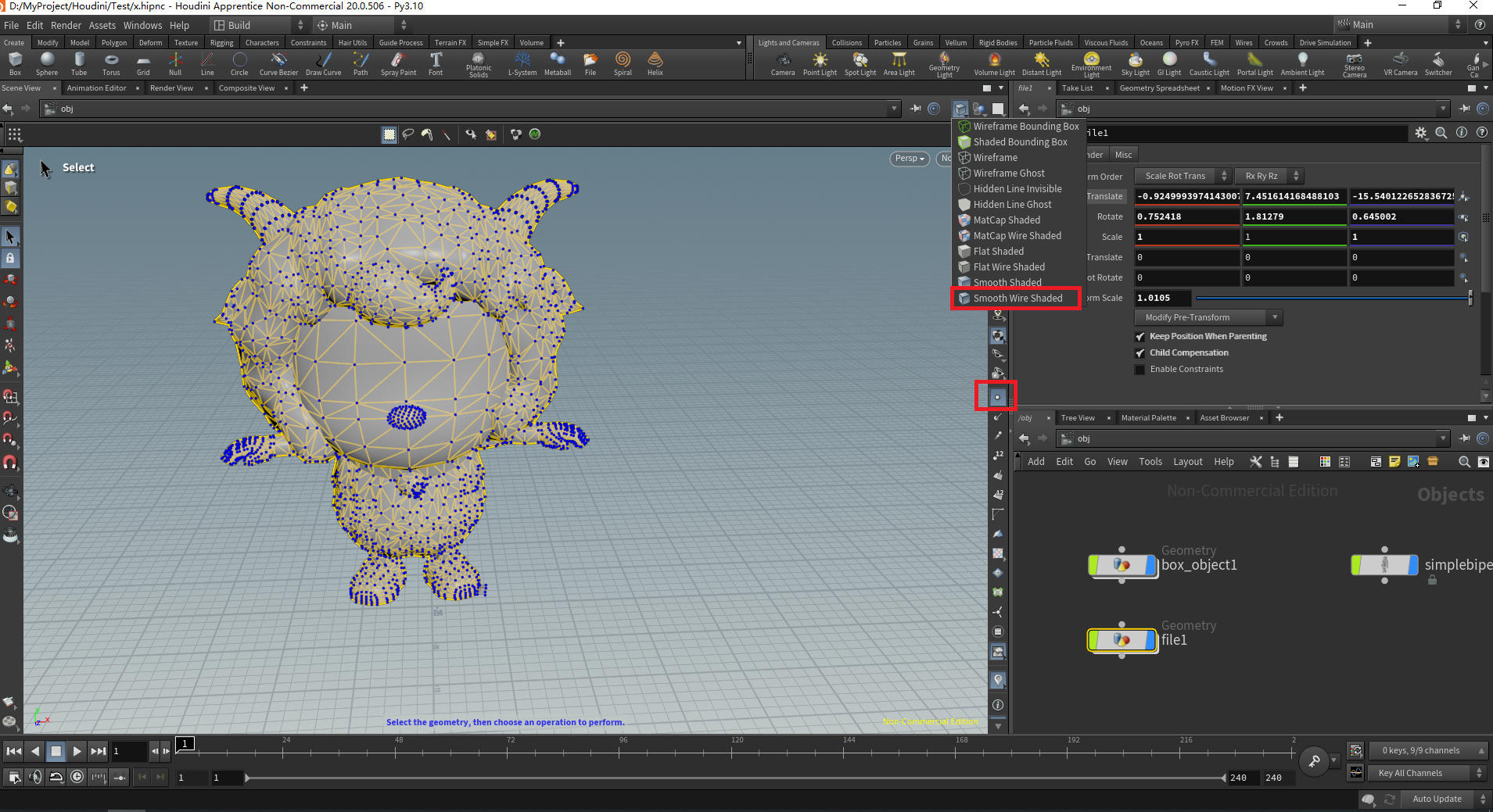 Houdini入门笔记（三）Parameters & Select Objects & Select Geometry - 知乎