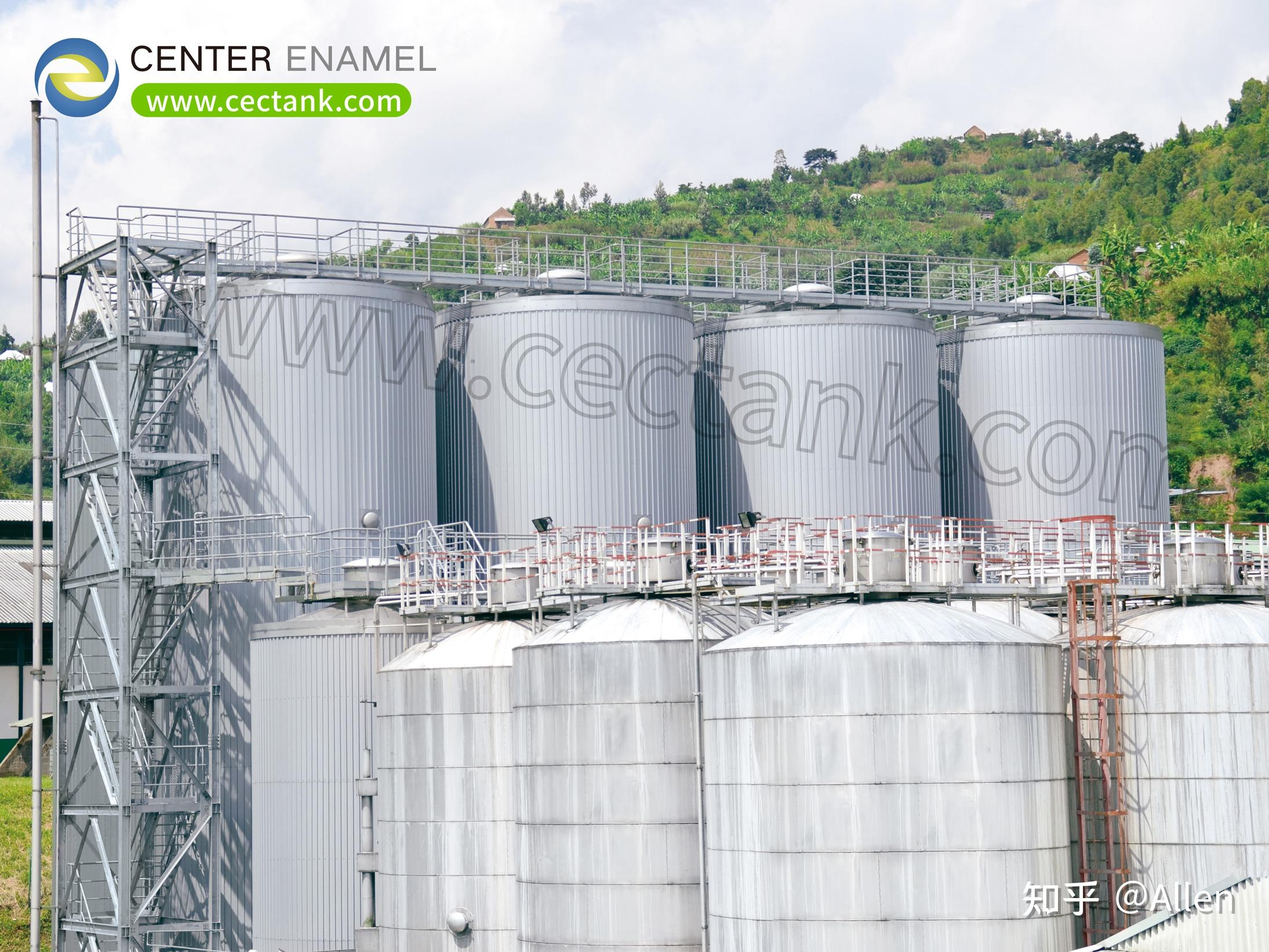 BSCI Stainless Steel Bolted Tanks For Sludge Slurry Waste Storage In ...