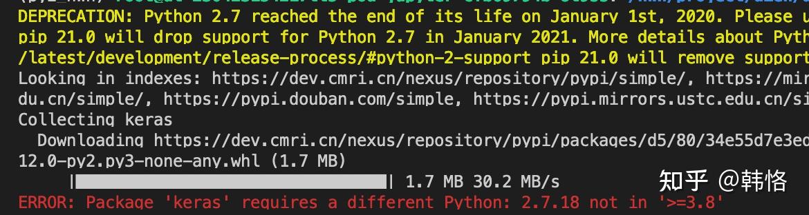 python2.7安装tensorflow-gpu 1.14 - 知乎
