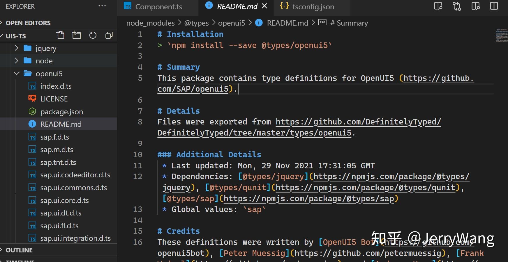 通过 SAP UI5 的 TypeScript 开发环境，来学习什么是 DefinitelyTyped - 知乎