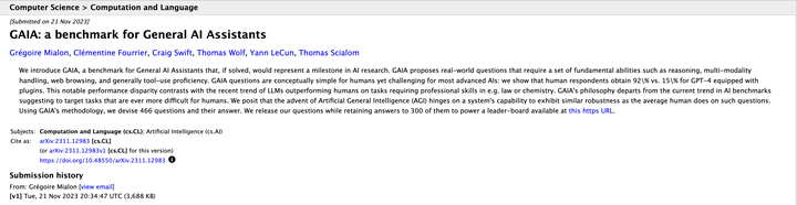 【General Agent Benchmark】论文分享No.8：GAIA - 知乎