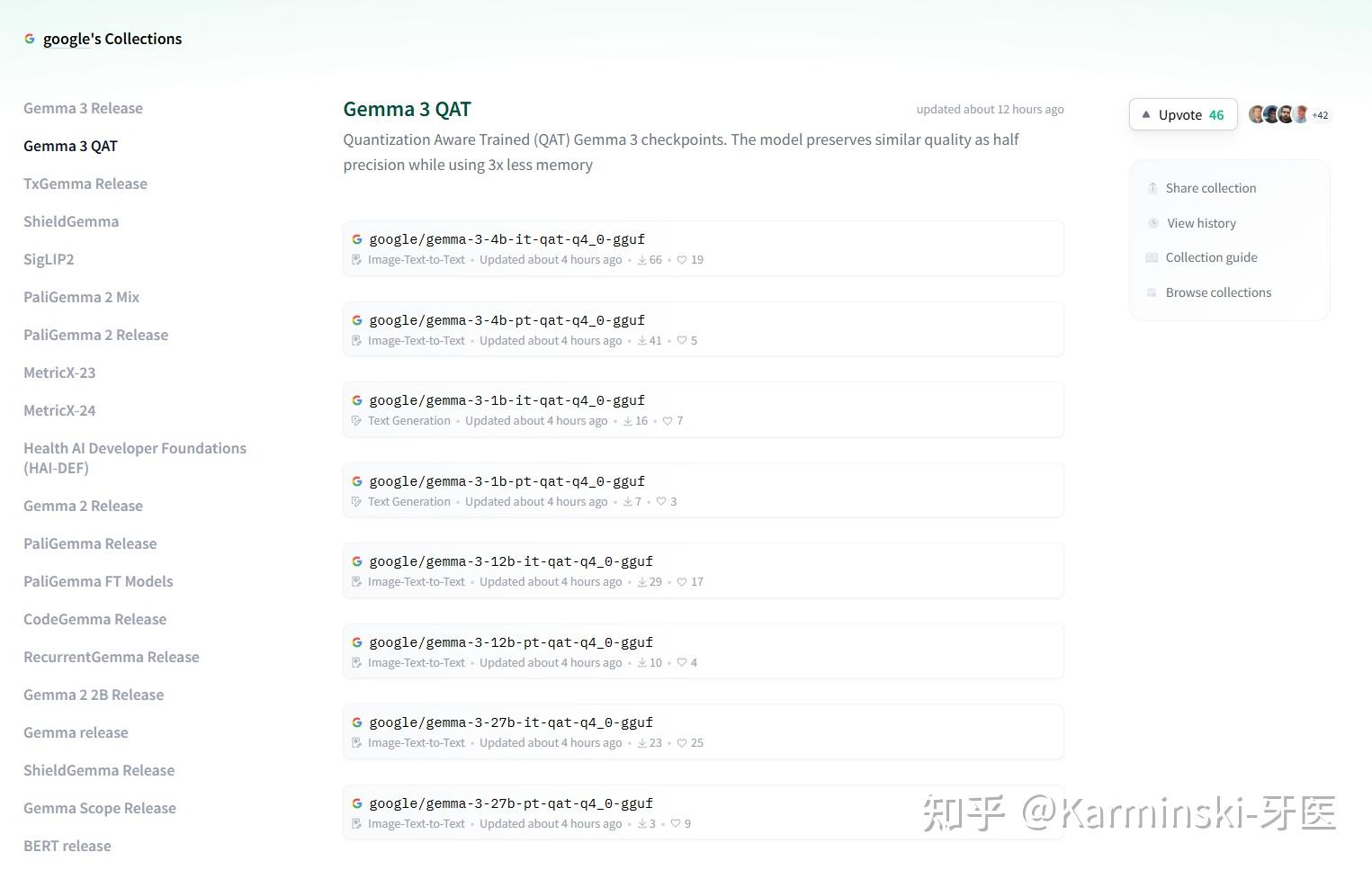 Google 的开源模型 Gemma-3 的新 QAT (Quantization Aware Trained, 量化感知训练) 检查点量化 ...
