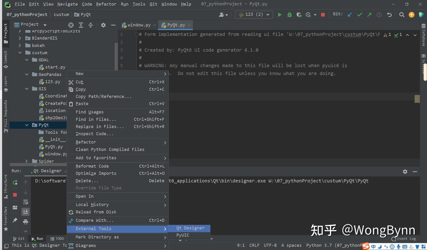 基于Windows10+Pycharm2021 安装PyQt5 or PyQt6 - 知乎