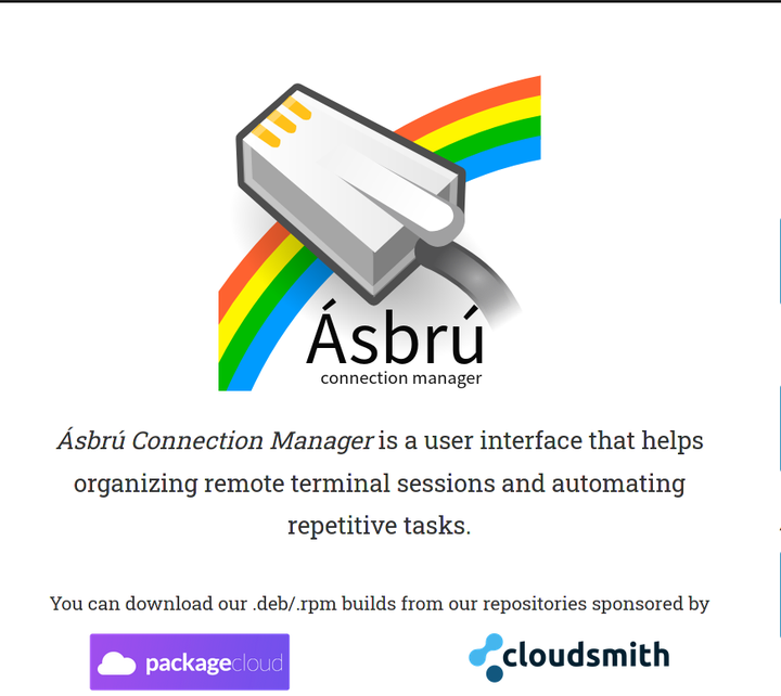 开源Asbru Connection Manager - 知乎