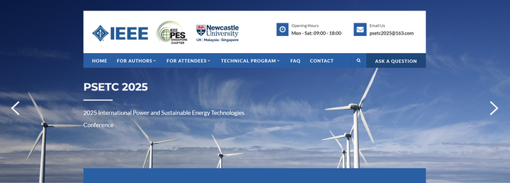 【IEEE/EI/CPCI检索】2025年IEEE电力与可持续能源技术国际会议(PSETC 2025) - 知乎