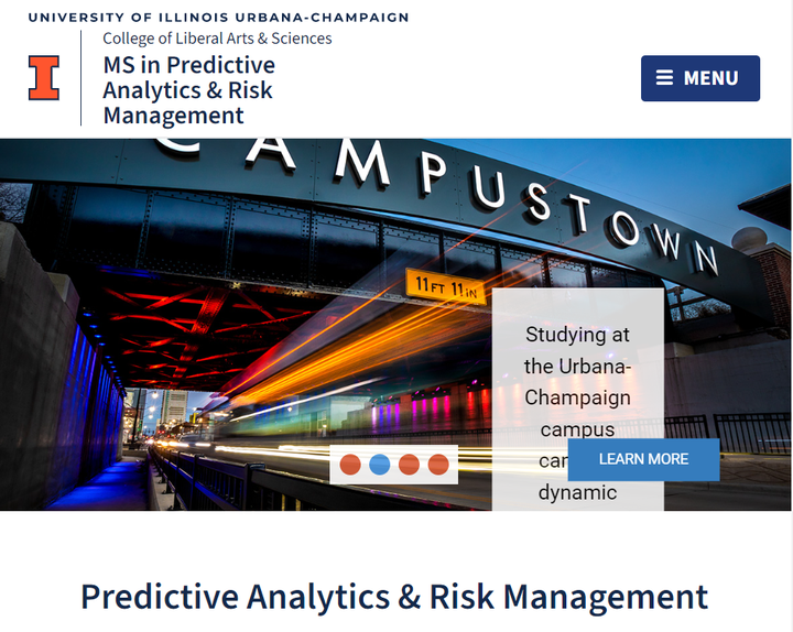 伊利诺伊香槟UIUC | 预测分析与风险管理PARM - 知乎