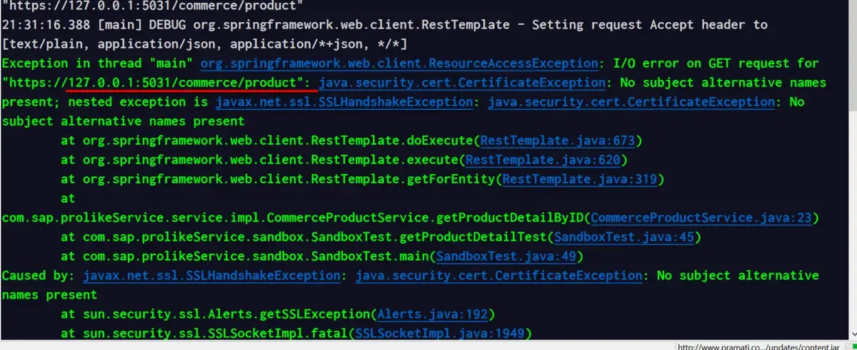 JDK安全证书一个错误消息 No subject alternative names present - 知乎