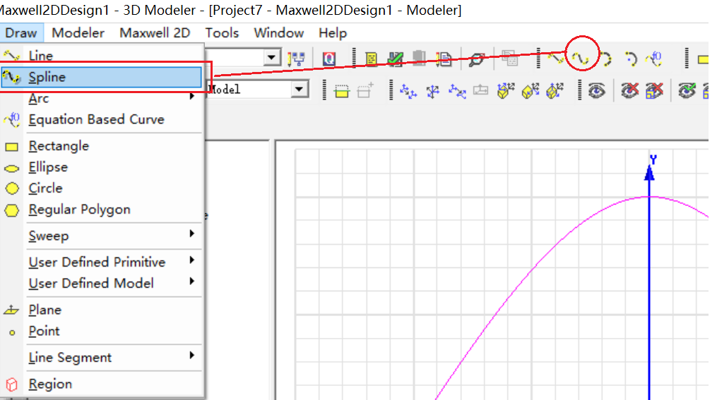 电机电磁仿真分析之Maxwell工具操作_2D绘制线2 - 知乎