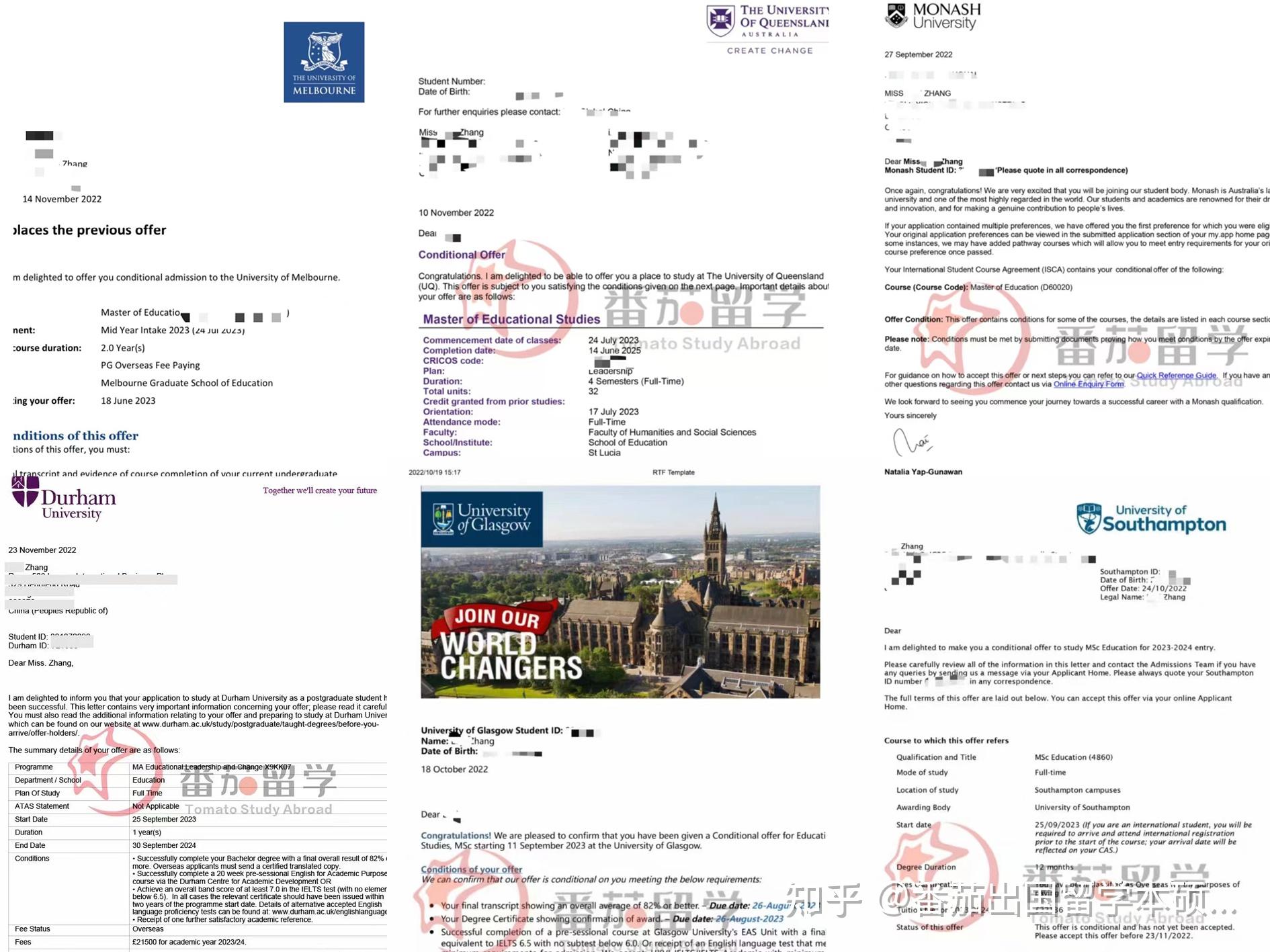双非均分78，跨专业申请硕士，澳洲英国offer大满贯... - 知乎
