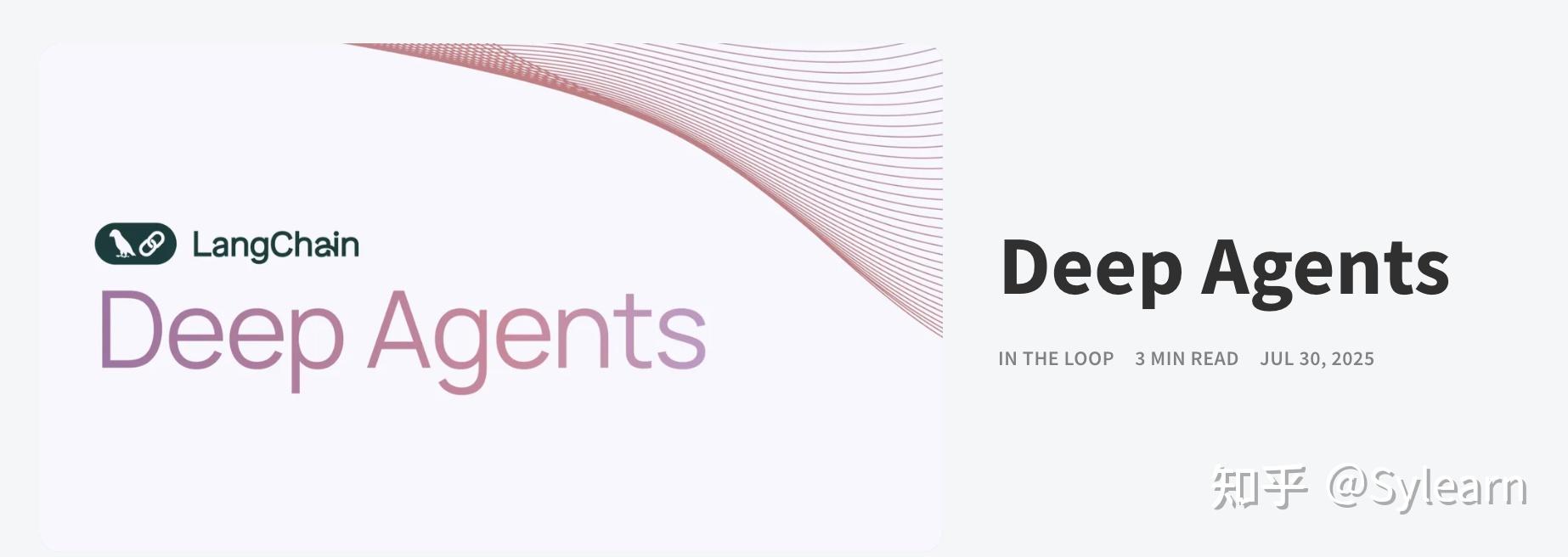 DeepAgents完全指南 - 知乎