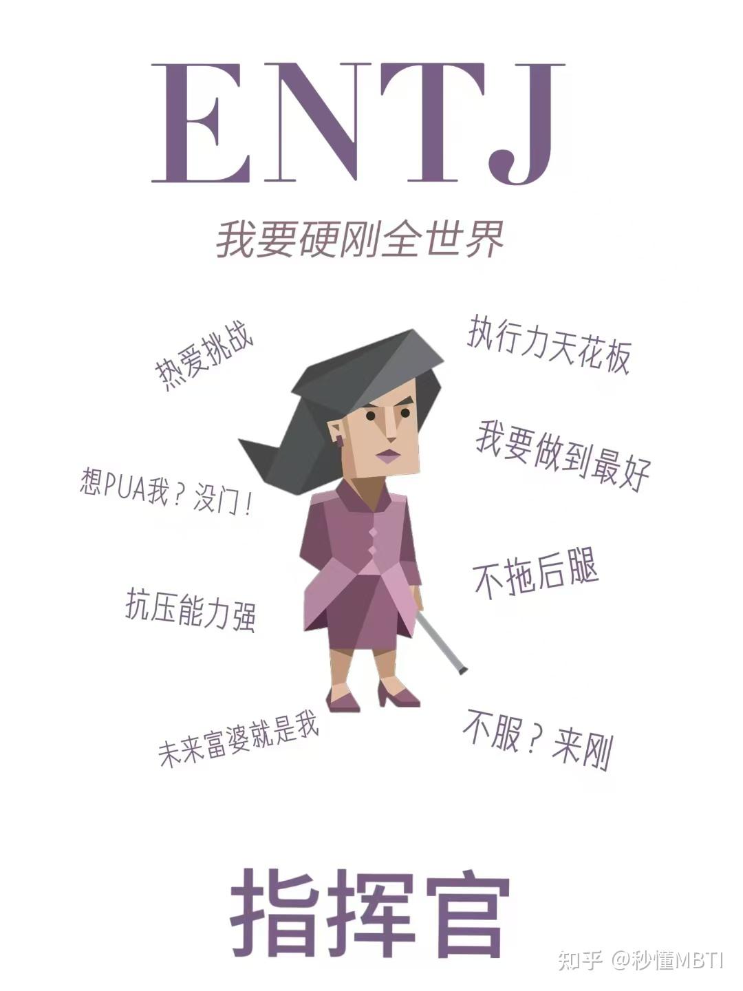 mbti详解：ENTJ指挥官型人格 - 知乎