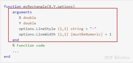 arguments: MATLAB输入检查的新语法 - 知乎