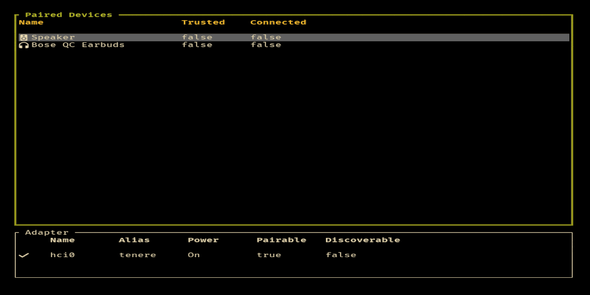 x-cmd install | bluetui - Linux 终端下的蓝牙管理神器 - 知乎