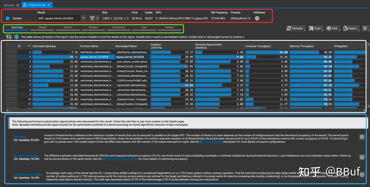 CUDA-MODE 第一课课后实战（上）Nsight Compute - 知乎