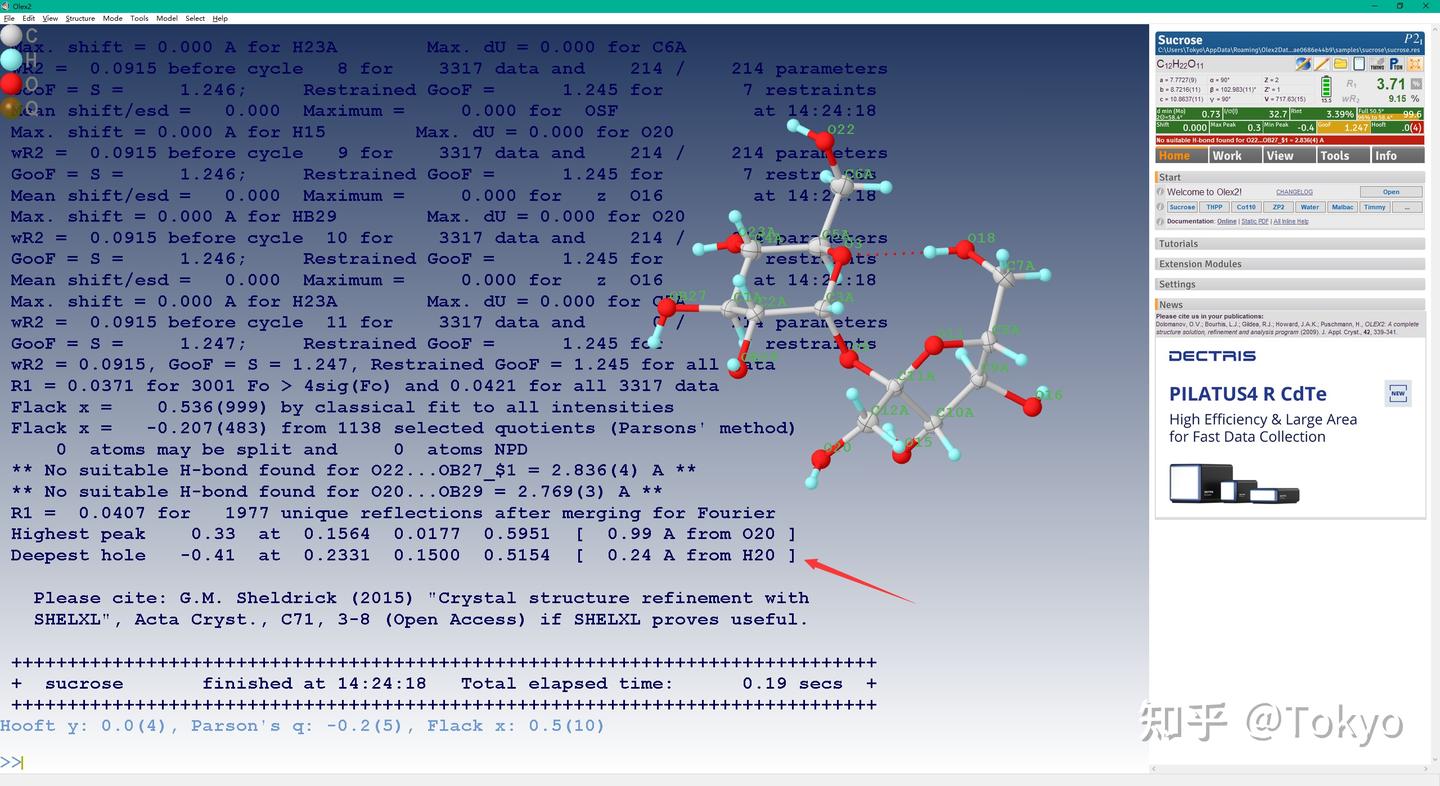 Olex2基操-SHELXL输出提示显示行数设置 - 知乎