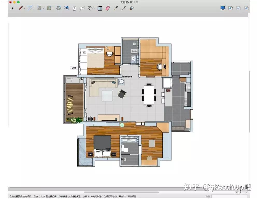 如何用SU结合LAYOUT画施工图？ - 知乎