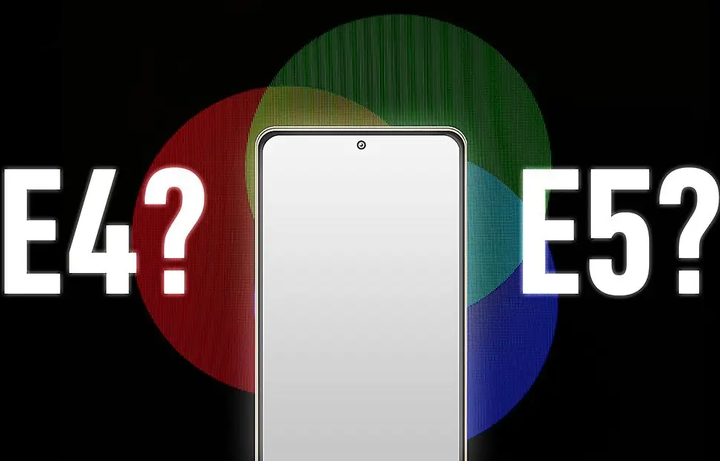 手机屏幕上所谓的E4、E5和E6到底是什么意思？究竟有何区别？ - 知乎