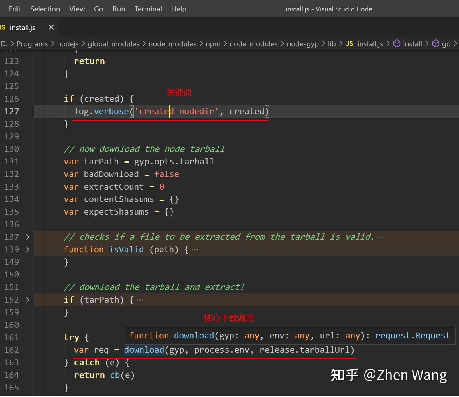 从源码分析node-gyp指定node库文件下载地址 - 知乎