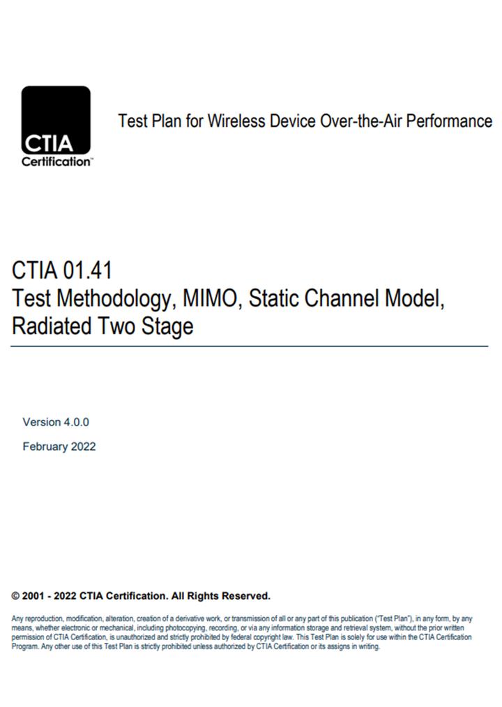 【通测成就】辐射两阶段法（RTS）正式写入 CTIA 4.0.0 标准 - 知乎