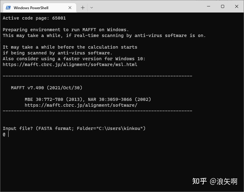 [实用教程]多序列比对工具MAFFT的使用教程 - 知乎