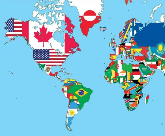 世界国旗地图 - 知乎