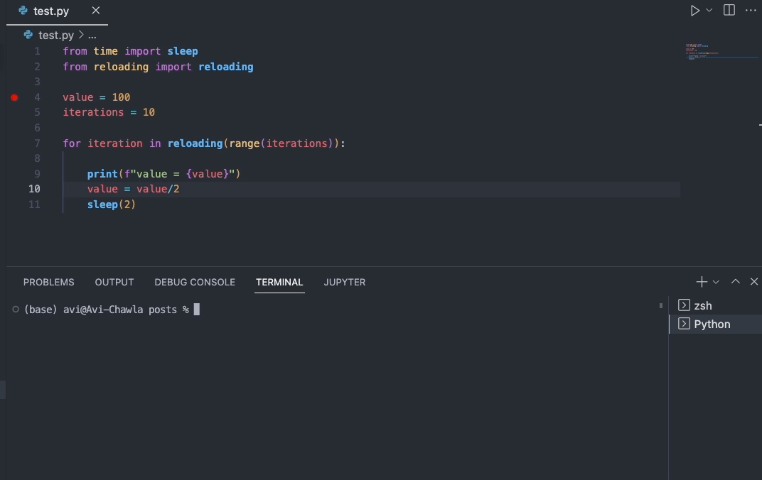热加载技术：修改Python代码并实时查看结果 ⛵ - 知乎